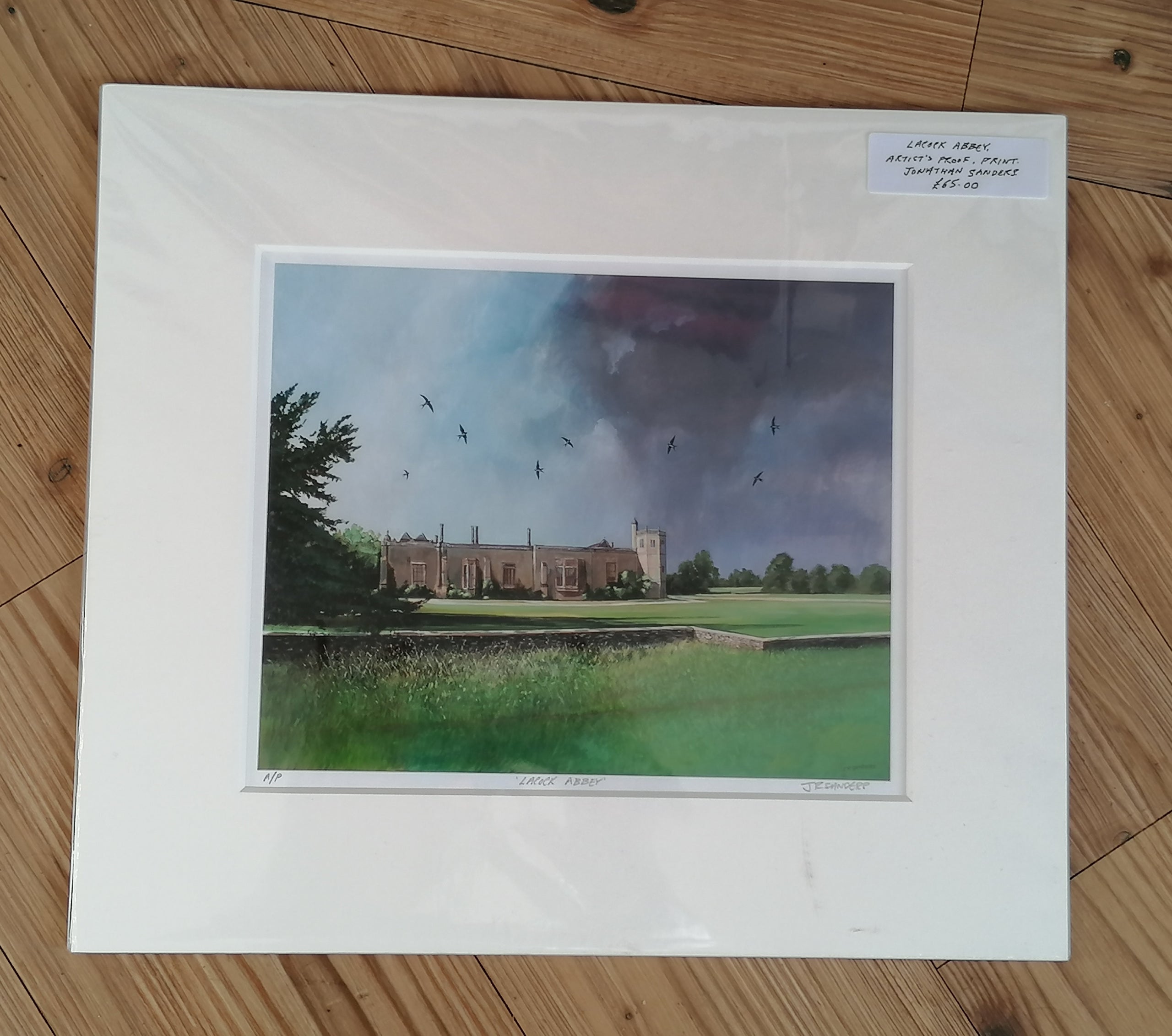 Jonathan Sanders Artists Proof Mounted Print Lacock Abbey | Sanders ...