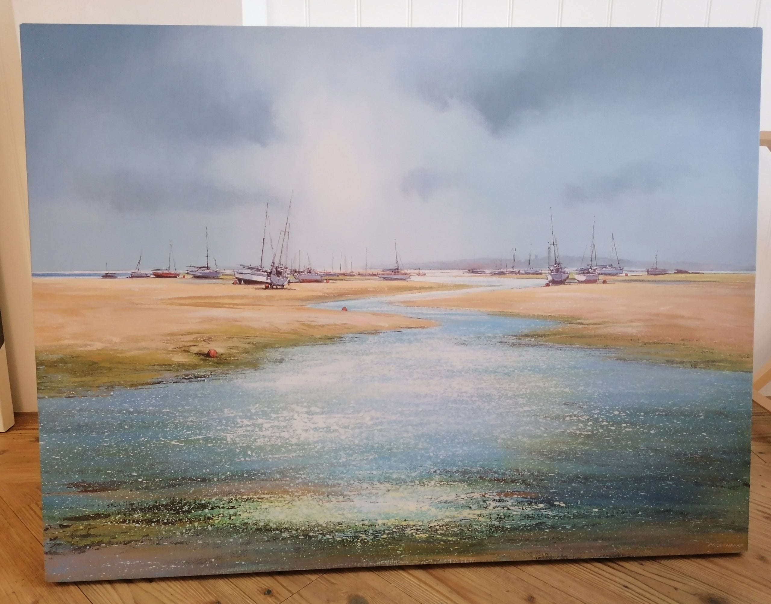 Michael Sanders Limited Edition Canvas Print Low Tide | Sanders ...