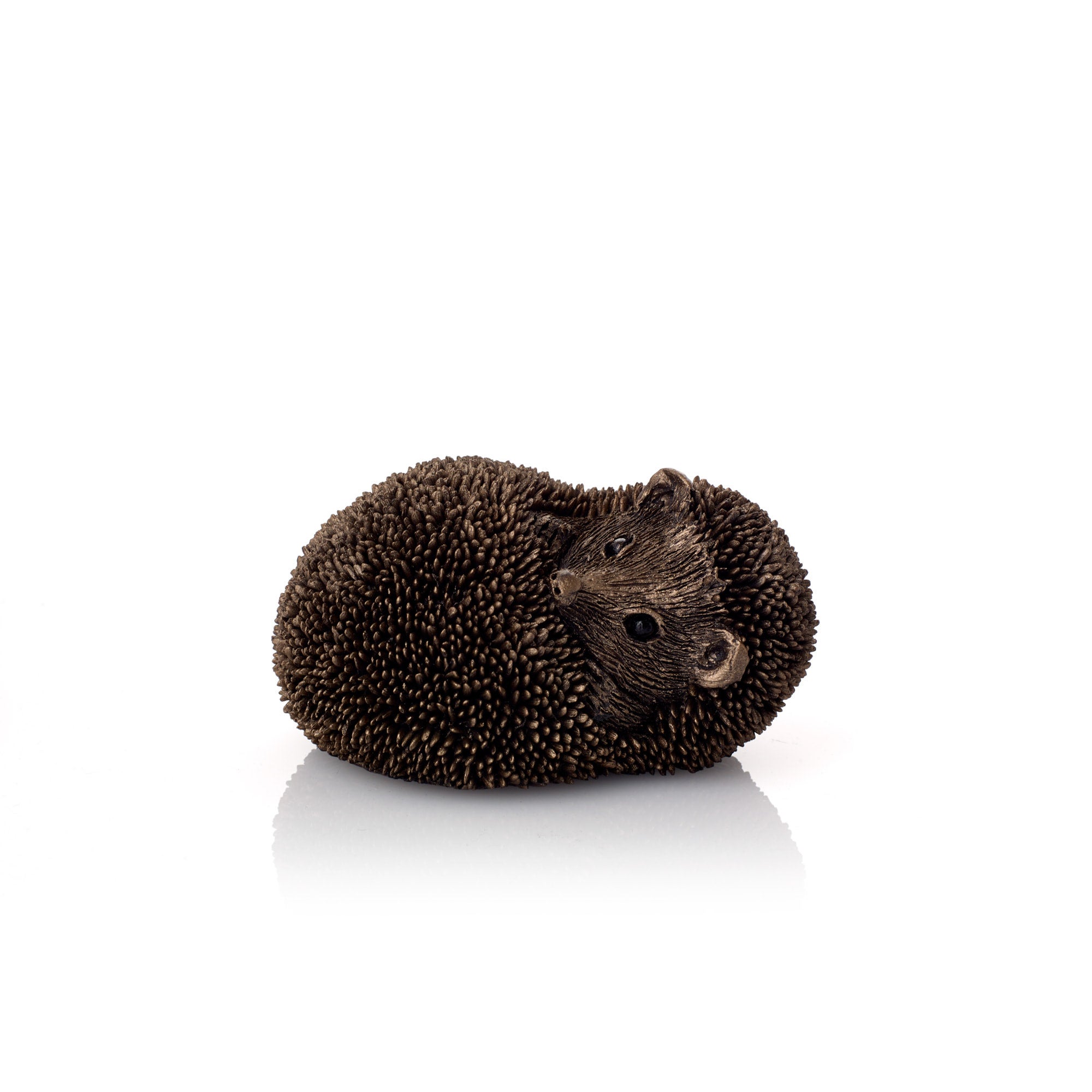Bronze Coloured Resin Hedgehog Resting Spike | Sanders Paintings and ...